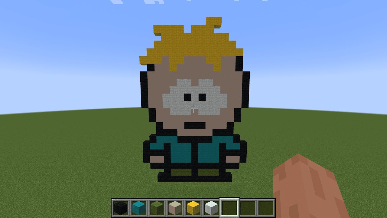 Creando a Butters en Minecraft | Pixel Art - YouTube