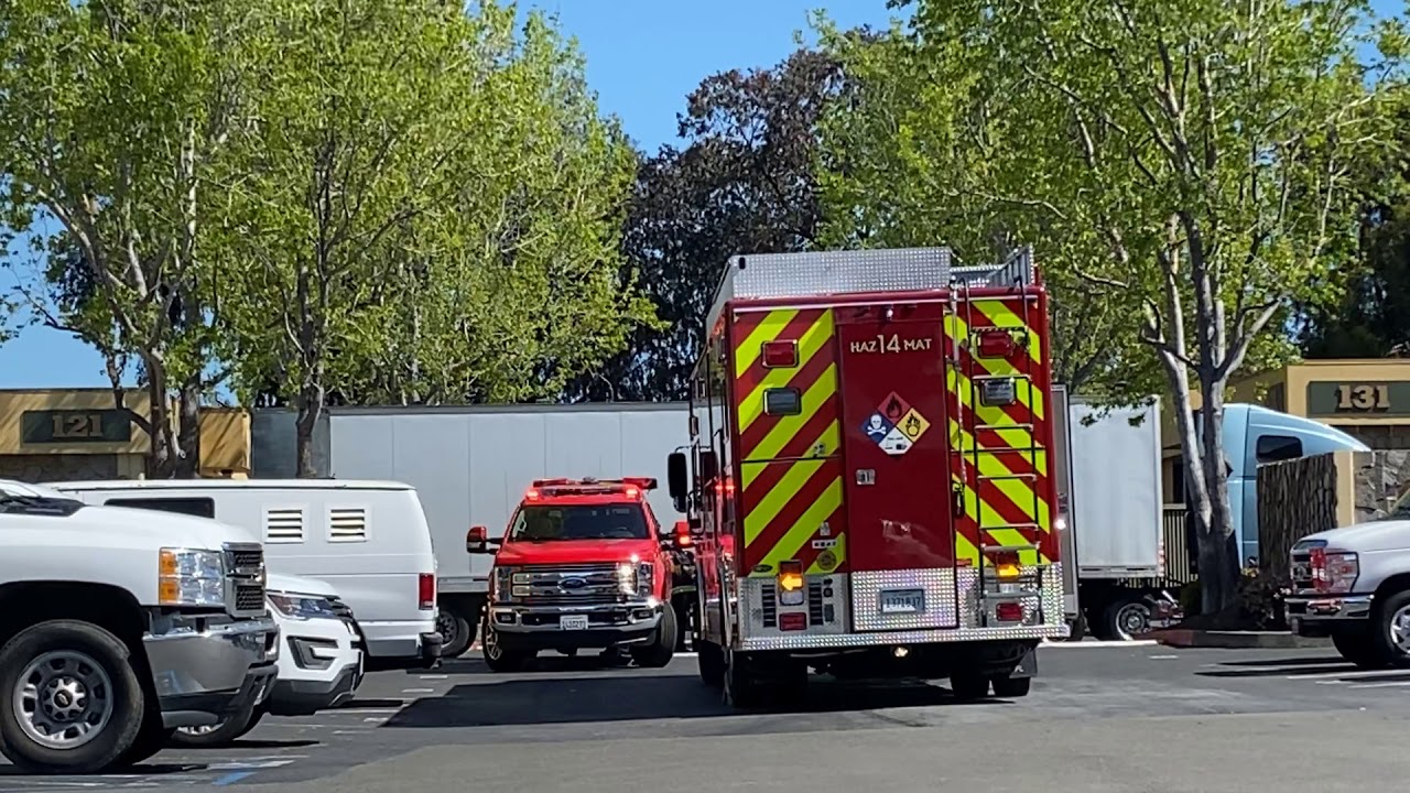 Major fire response to hazmat structure fire. - YouTube