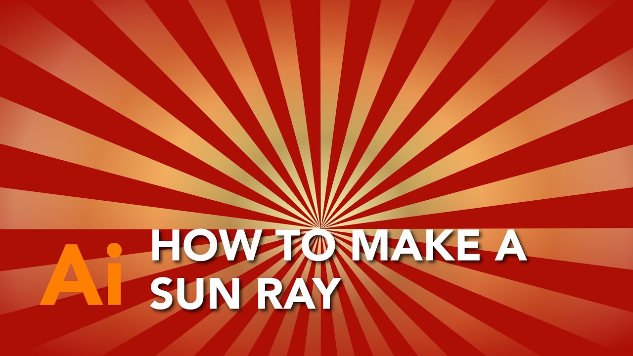 Sun Ray Illustrator Tutorial YouTube Sun Ray Illustrator Tutorial YouTube