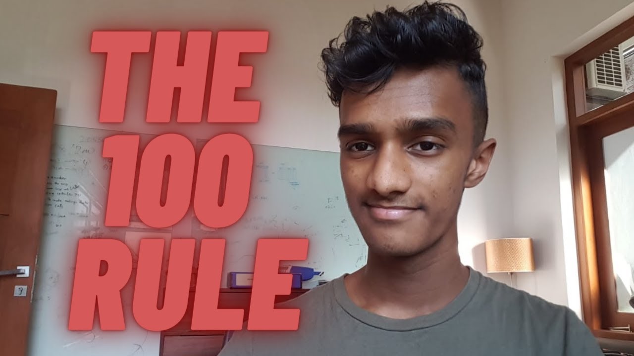 The 100 rule : Self improvement guide - YouTube