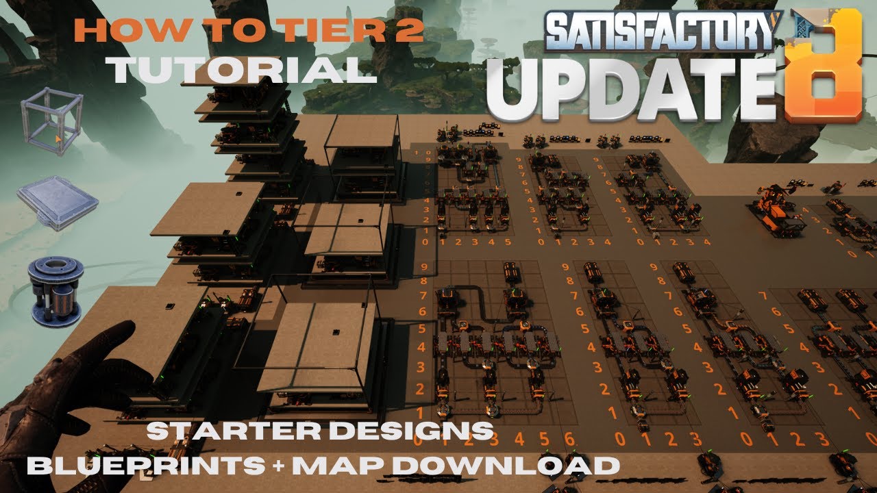 Satisfactory Update 8: Starter Base Guide 2 - Reinforced Plates, Rotors ...