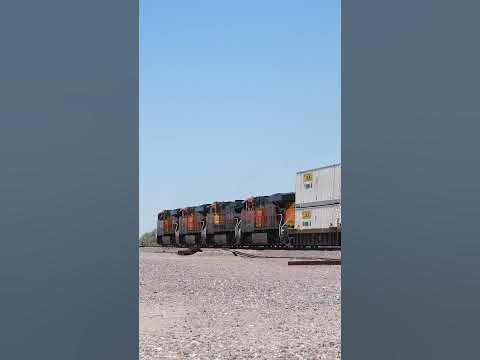 BNSF 4291 WB MP 737 NEEDLES SUB 7-15-2023 #railway #bnsfrailway #train - YouTube