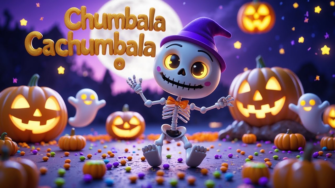 💀 Chumbala Cachumbala | Fun Skeleton Dance Song for Kids 🎃 | Halloween ...