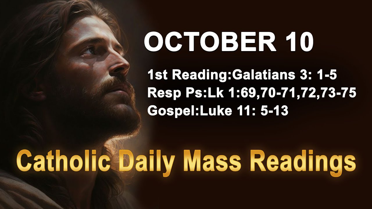 Catholic Daily Mass Readings for today I Thursday October 10 2024 - YouTube