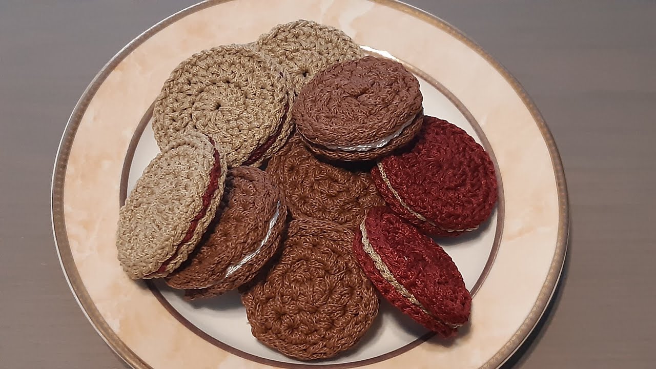 Crochet Cookies - YouTube