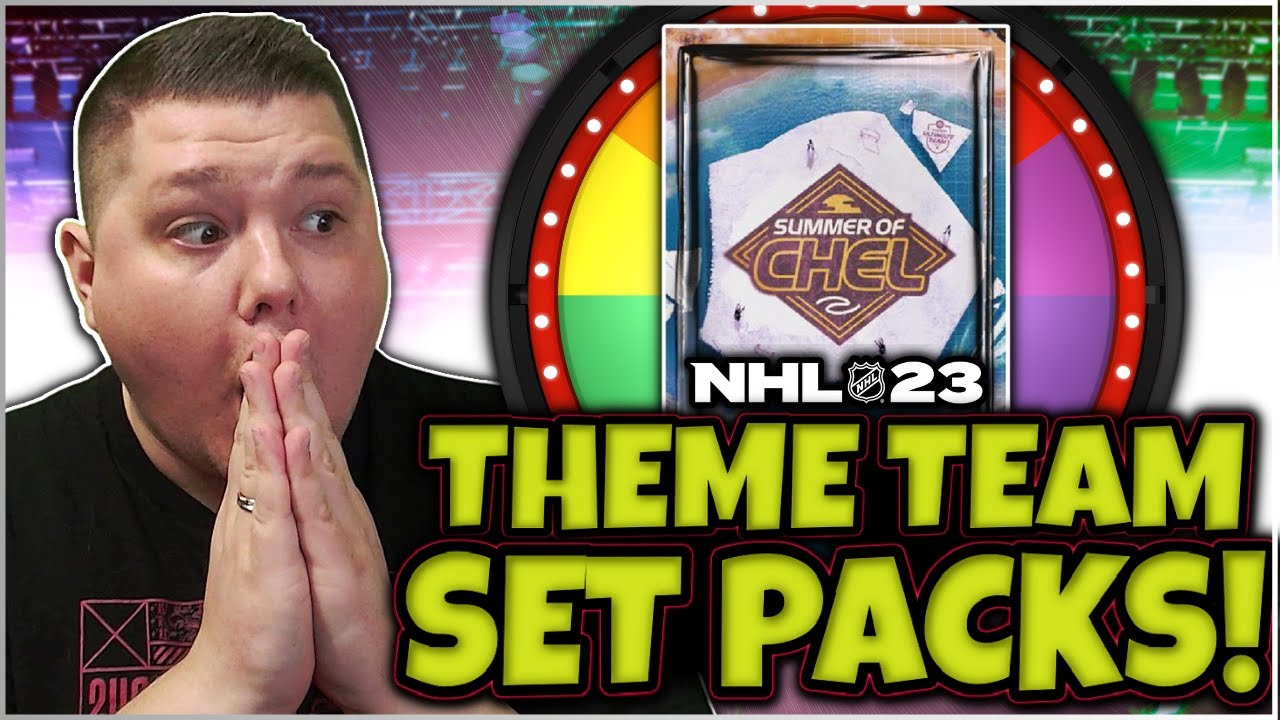 NHL 23 WHEEL SPINS | OPENING 8 RANDOM THEME TEAM PACKS - YouTube