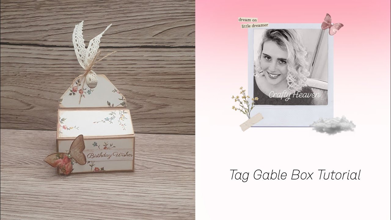 Gable Box Tutorial using some of BeeBeeCraft supplies - YouTube