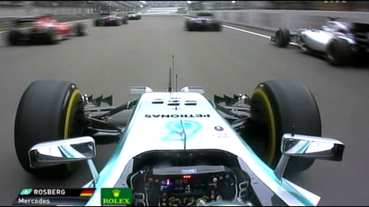 Nico Rosberg Start Onboard - F1 2014 Chinese GP - YouTube
