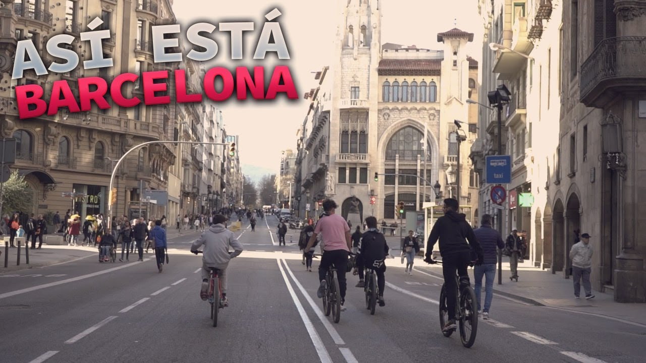 😱👉Así están las CALLES de BARCELONA (centro de la ciudad) - YouTube