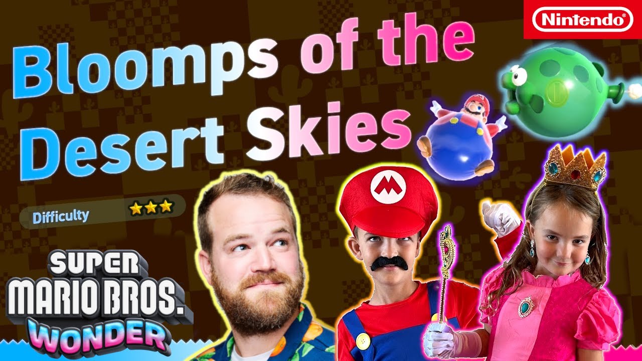 Bloomps of the Desert Skies | Sunbaked Desert | Super Mario Bros ...