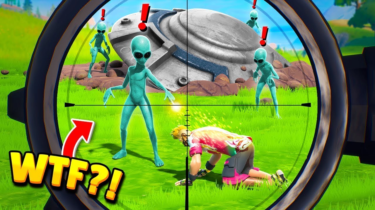 Alien in Fortnite gesichtet Clip - YouTube
