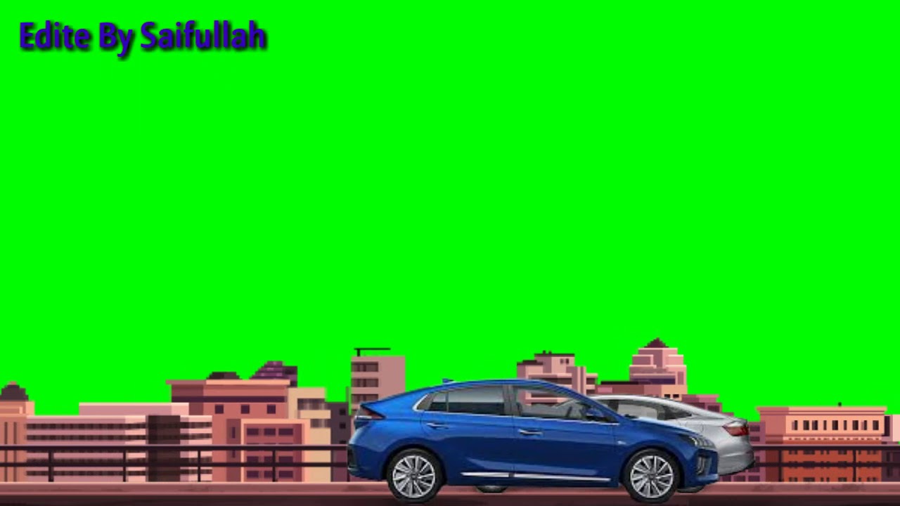 Car green screen effect - YouTube