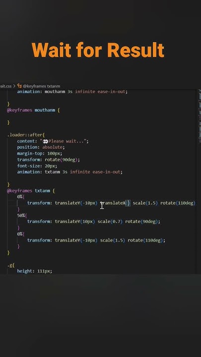 Please Wait Loader Using Html Css Shorts Coding Viral Softwaredevelopment Youtube