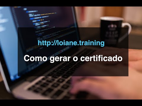 Curso de Java: Como gerar o certificado - YouTube