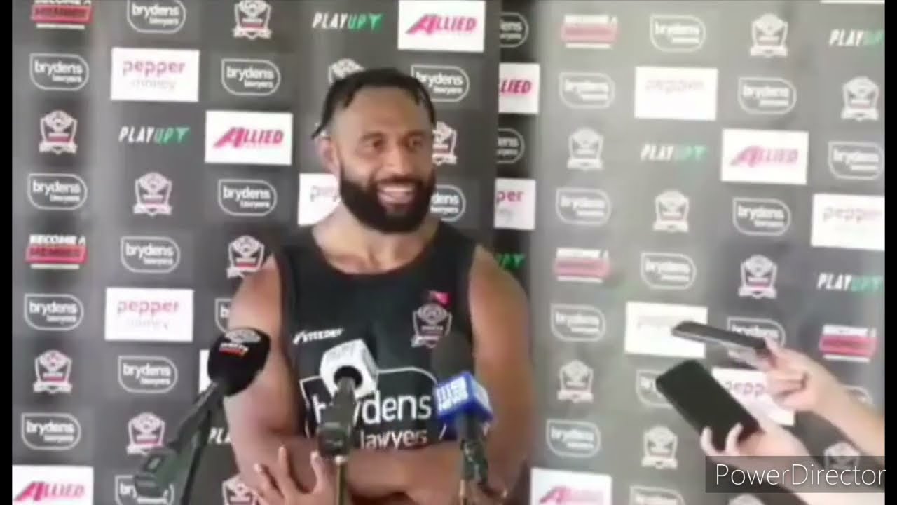 Justin Olam | West TIGERS Debut INTERVIEW - YouTube