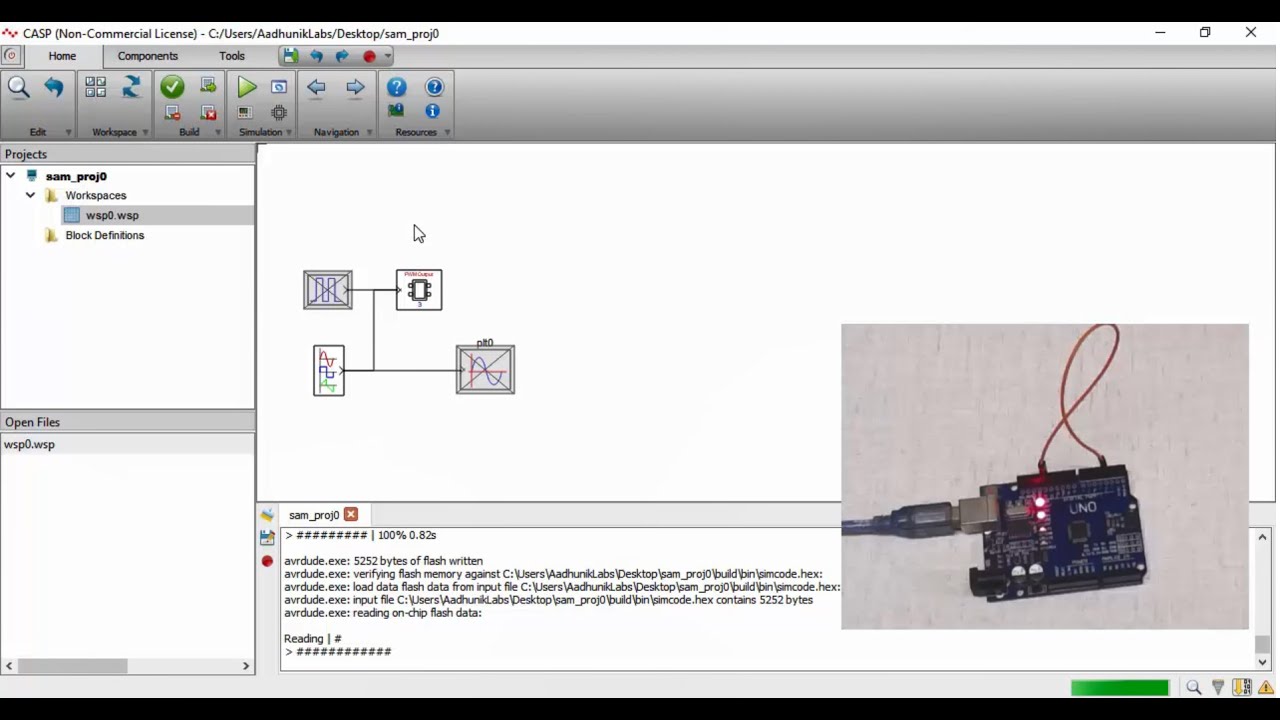 T2 - Hello World LED Blink on Arduino with CASP - YouTube