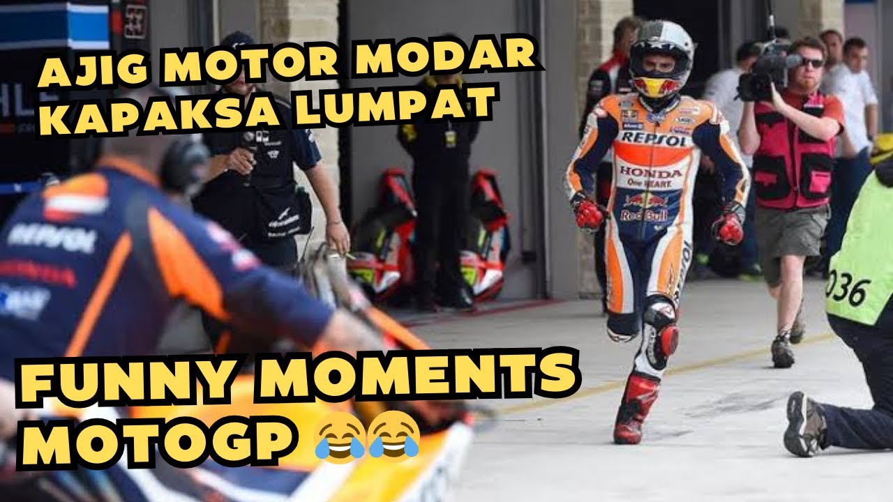 FUNNY MOMENT COMPILATON MOTOGP | RECTION VIDEO LUCU KOCAK DI BALAPAN ...
