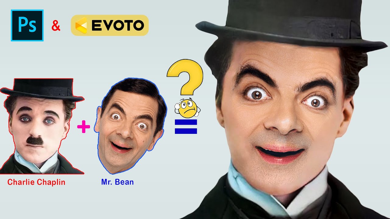 Perfect Blend Two Faces | Adobe Photoshop and Evoto Tutorial - YouTube