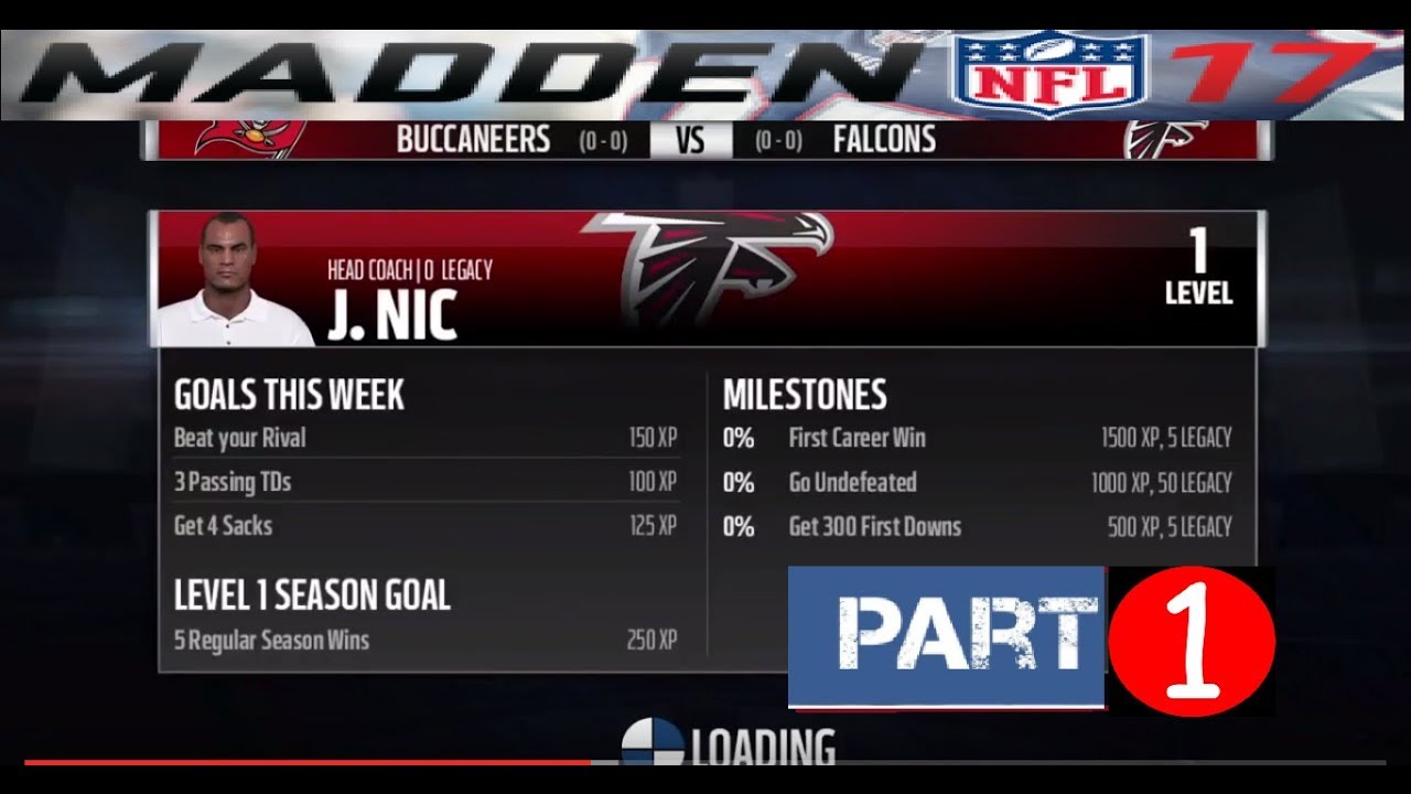 Madden NFL 17 Franchise Mode Part 1: I CHOOSE FALCONS - YouTube
