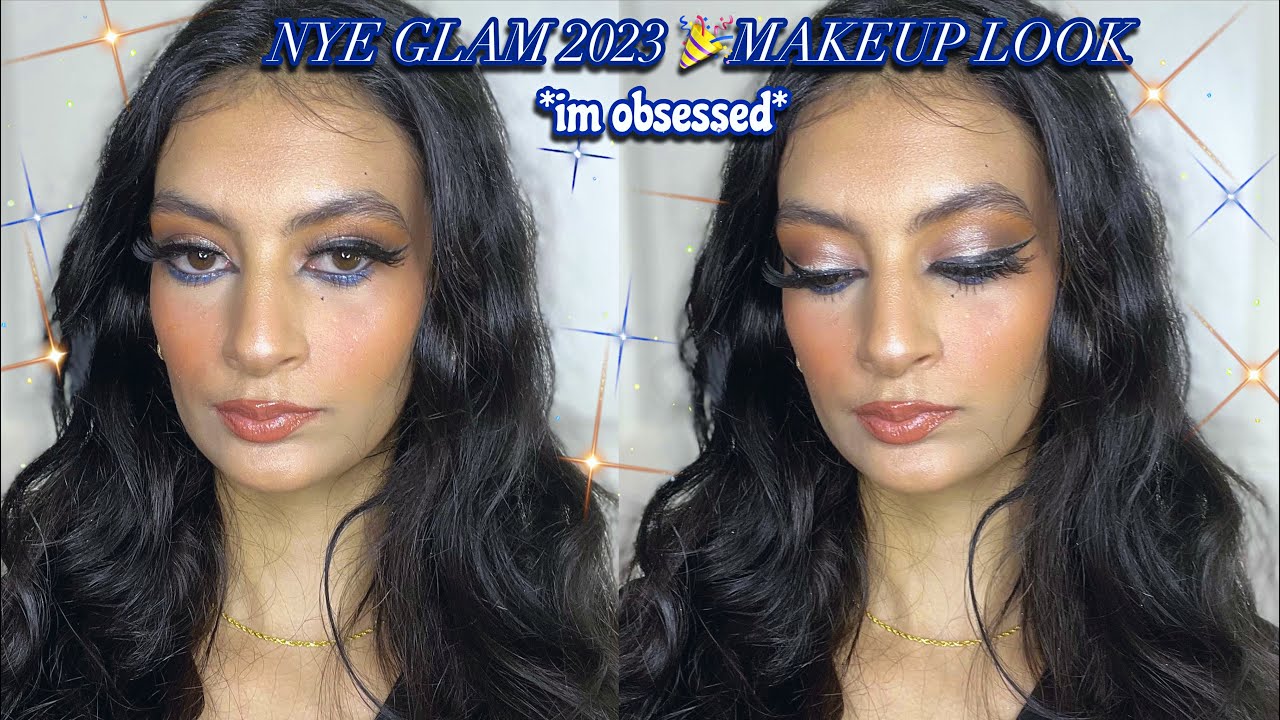 NYE GLAM 2023 🎉MAKEUP LOOK *im obsessed* 🥵😍 - YouTube