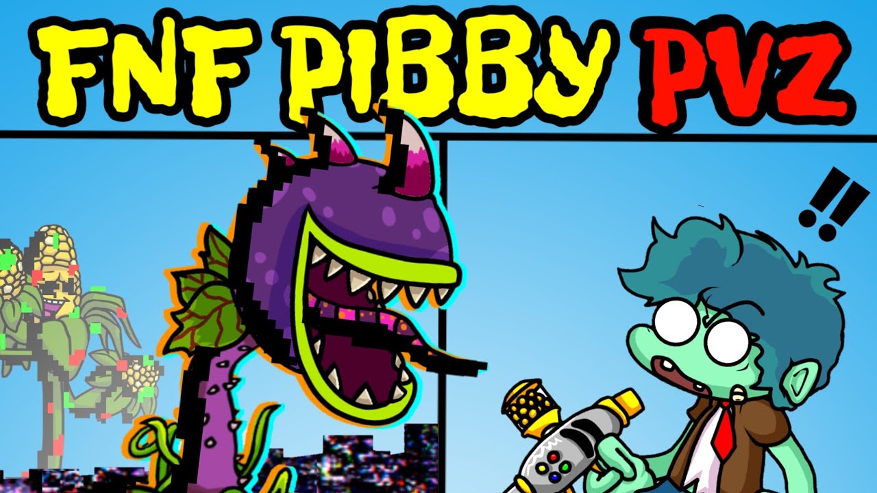 Friday Night Funkin' VS Pibby Plants Vs Zombie | Pibby x FNF Mod (Pibby ...