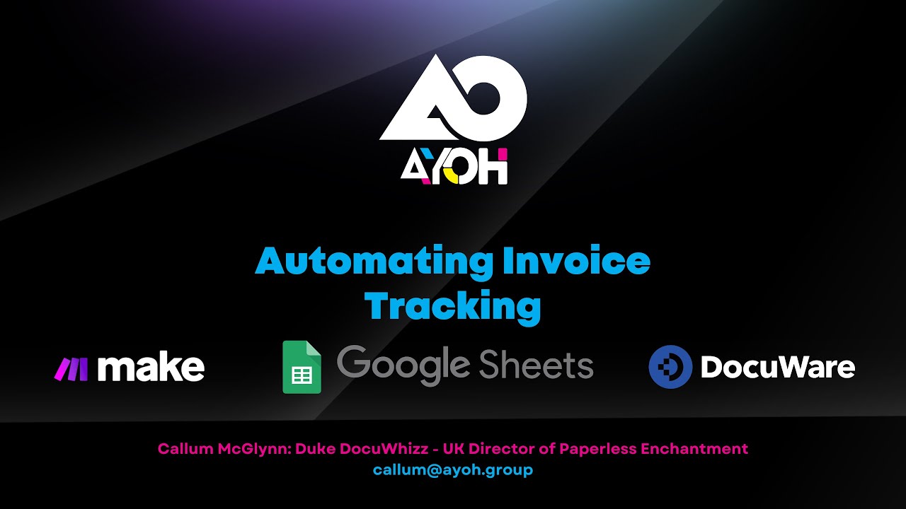 Automating Invoice Tracking: DocuWare to Google Sheets Integration ...