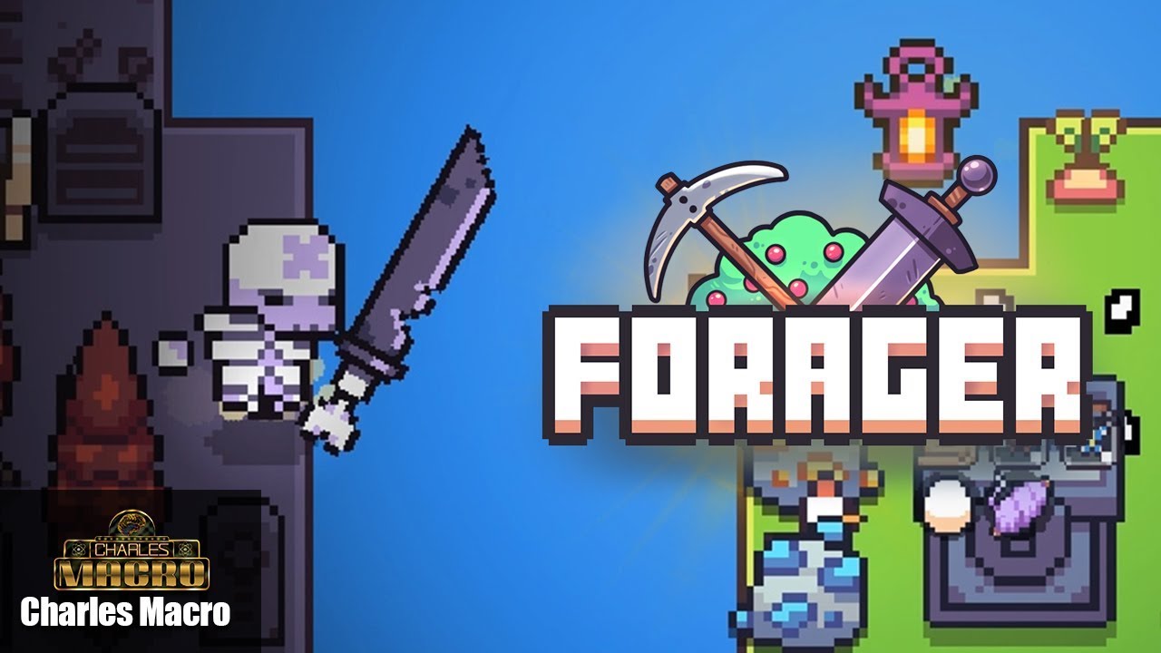 SKELETON ISLAND | FIERY PICKAXE | Forager | Ep. 7 - YouTube