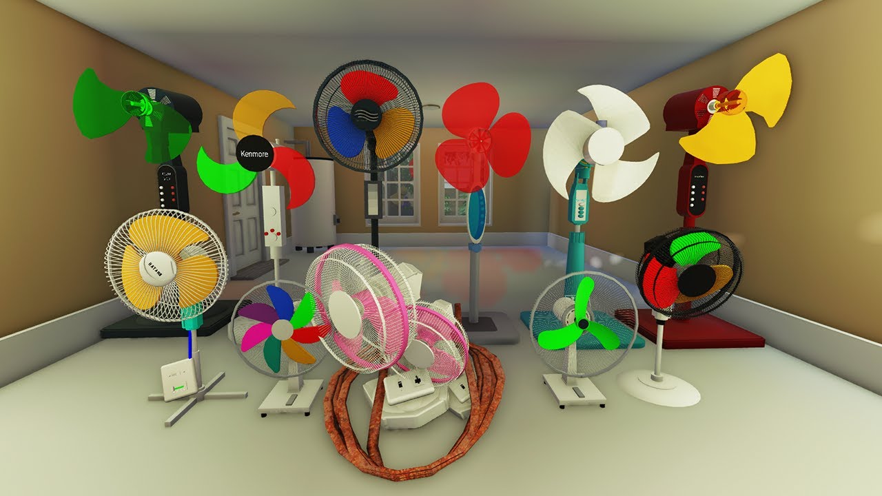 Mind-Blowing Wobbly Fan DIY Creation! Many Fans House Garage - YouTube