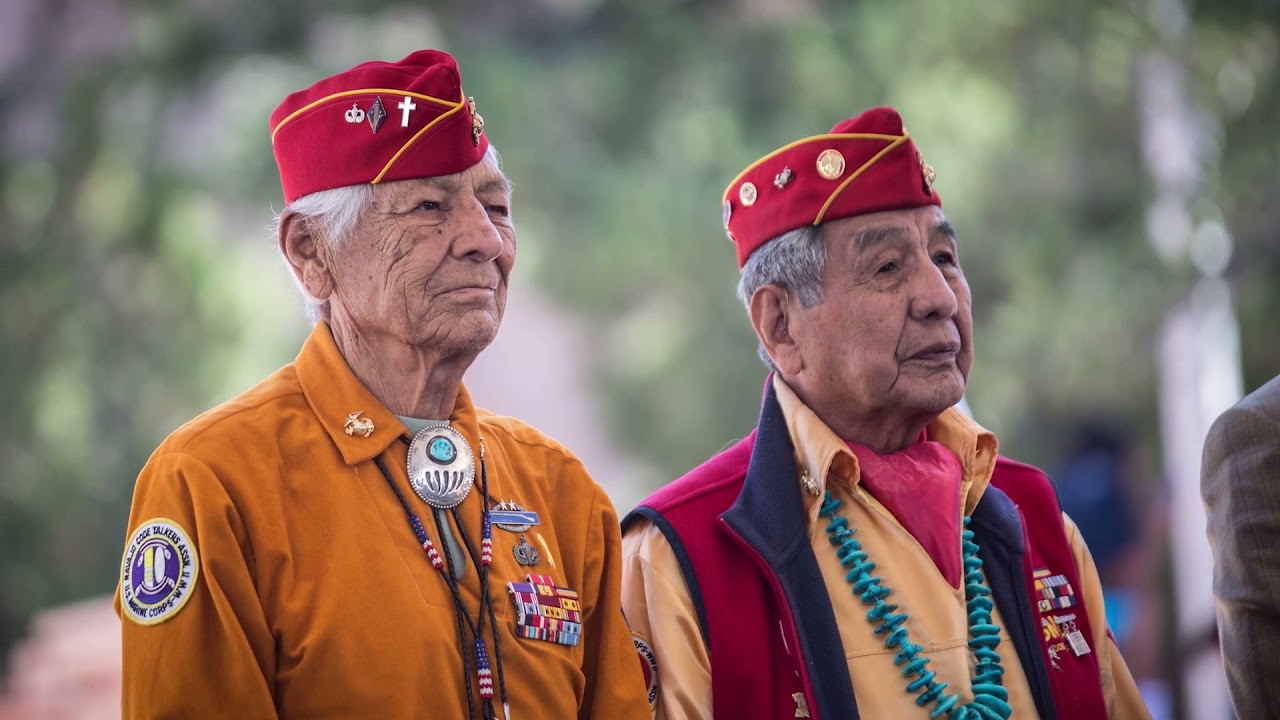 Navajo Code Talkers celebrate day at Quantico - YouTube