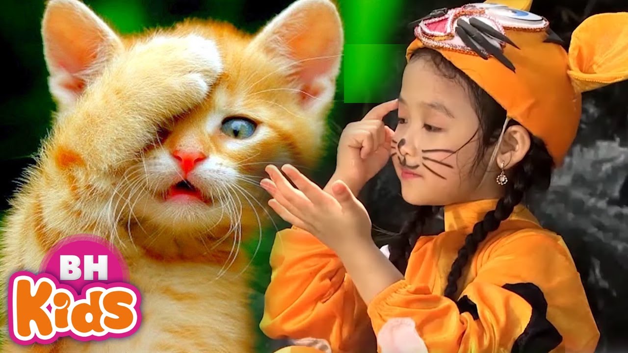 Nhạc Thiếu Nhi Vui Nhộn ♫ Meo Meo Meo Rửa Mặt Như Mèo ♫ Bé Chơi Bập ...
