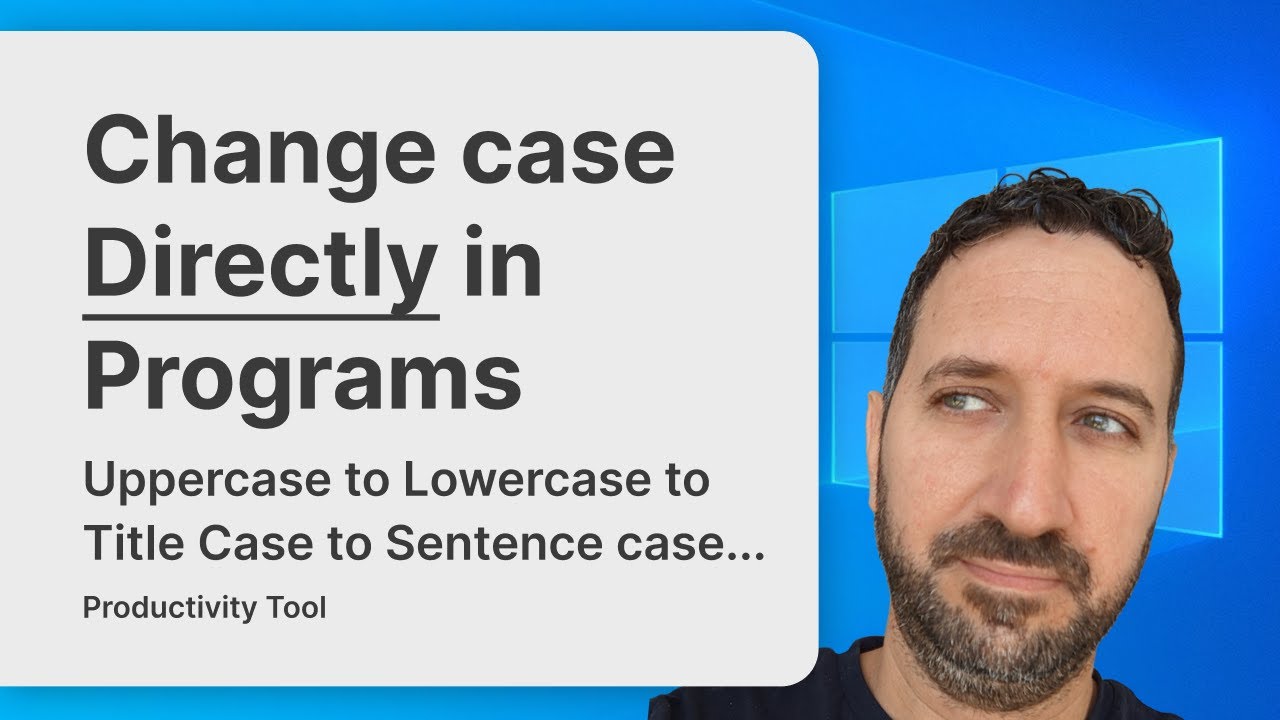 How To Change Lowercase To Uppercase Shortcut Key Works Everywhere How To Change Lowercase To Uppercase Shortcut Key Works Everywhere