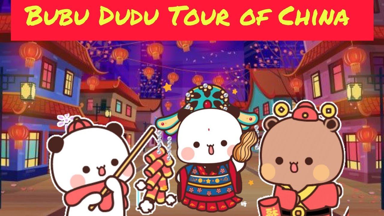 Bubu Dudu Vacation to China 🎎🐰🎊 Bubu Dudu Tamil | Peach Goma Bear Panda ...