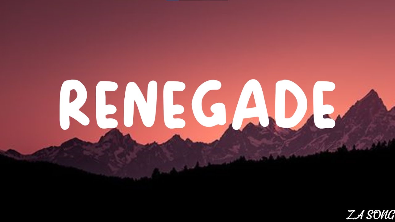 ZA Song - Renegade By Aaryan Shah (Lyrics) - YouTube