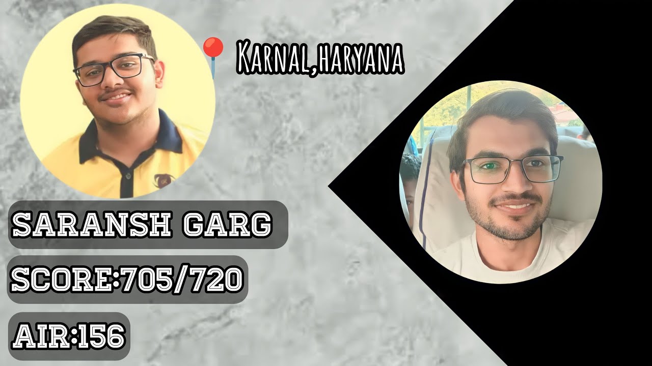 A short topper's talk with Saransh Garg|705/720|Vasu Viren Garg|AIIMS ...