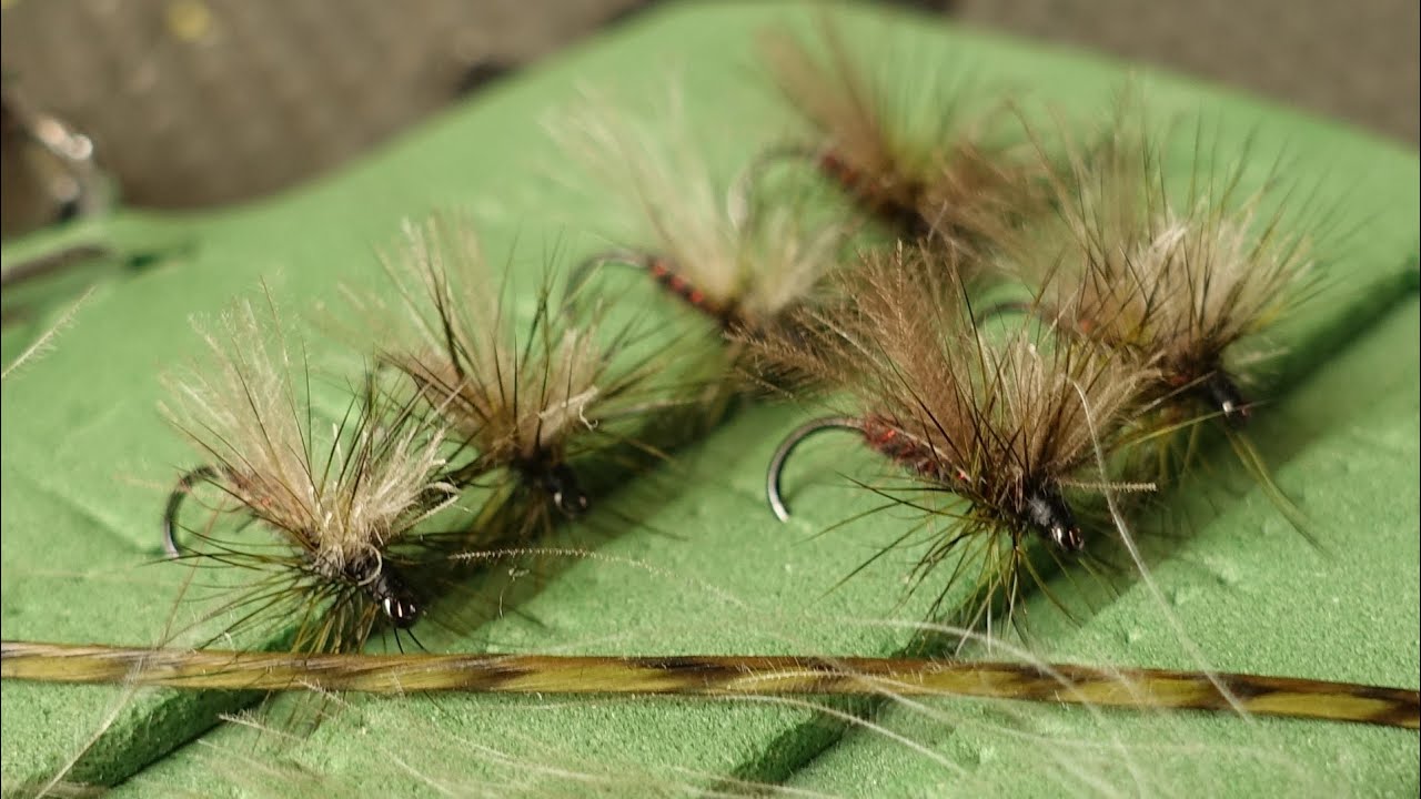 Fly Tying: CDC Stone Fly - YouTube
