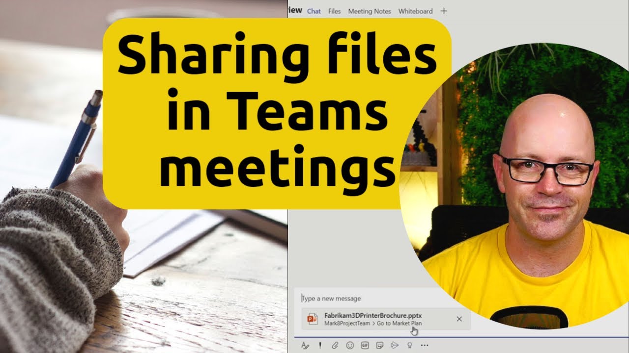 Share files in Microsoft Teams meetings using OneDrive Shortcuts - YouTube
