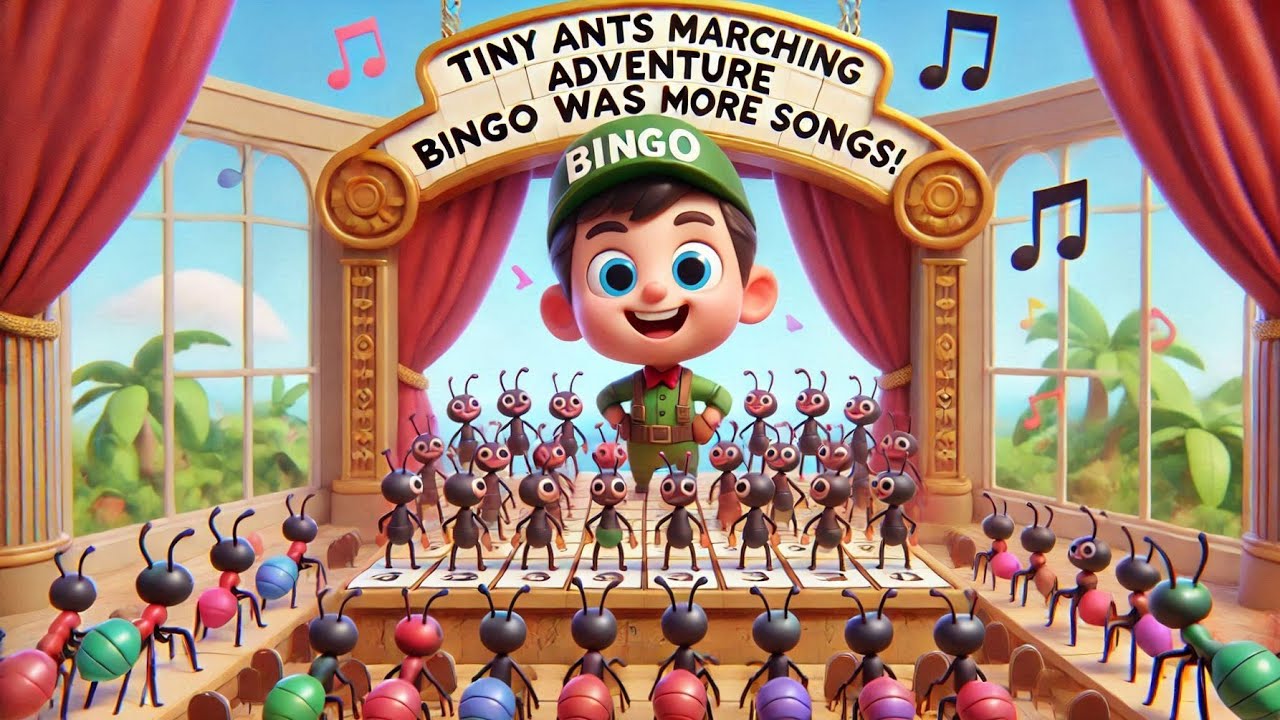 "Tiny Ant’s Marching Adventure | Bingo Was His Name-O, Ten in Bed ...