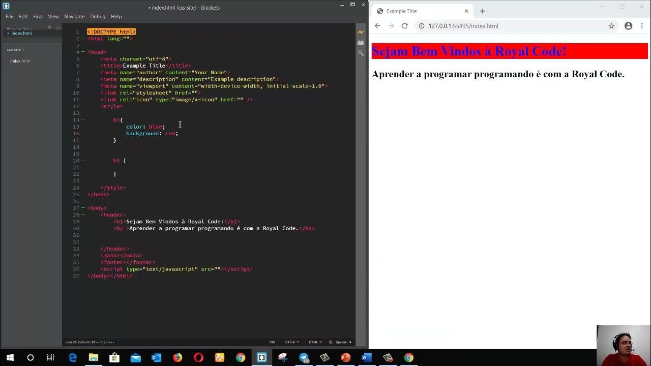 Domine o CSS: Curso Básico para Iniciantes! 02/07 - INLINE, CSS INTERNO ...