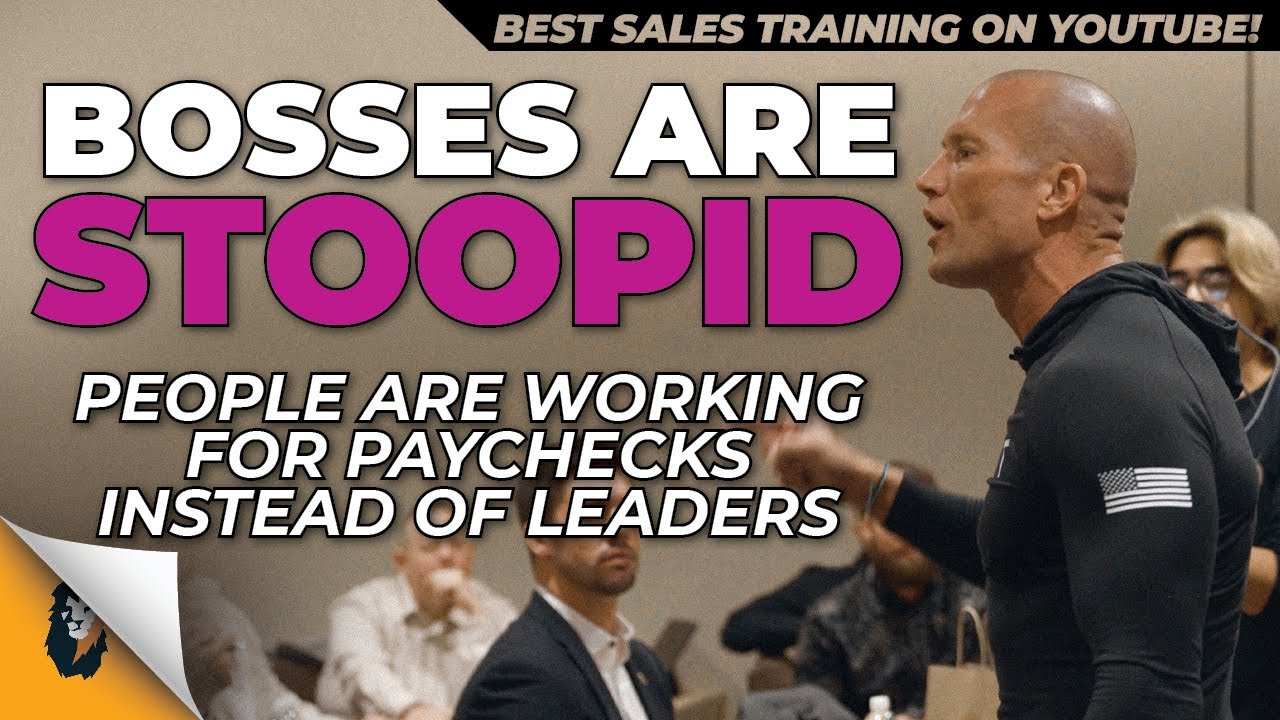 Sales Training // Stop Acting Like a Boss and LEAD // ANDY ELLIOTT ...