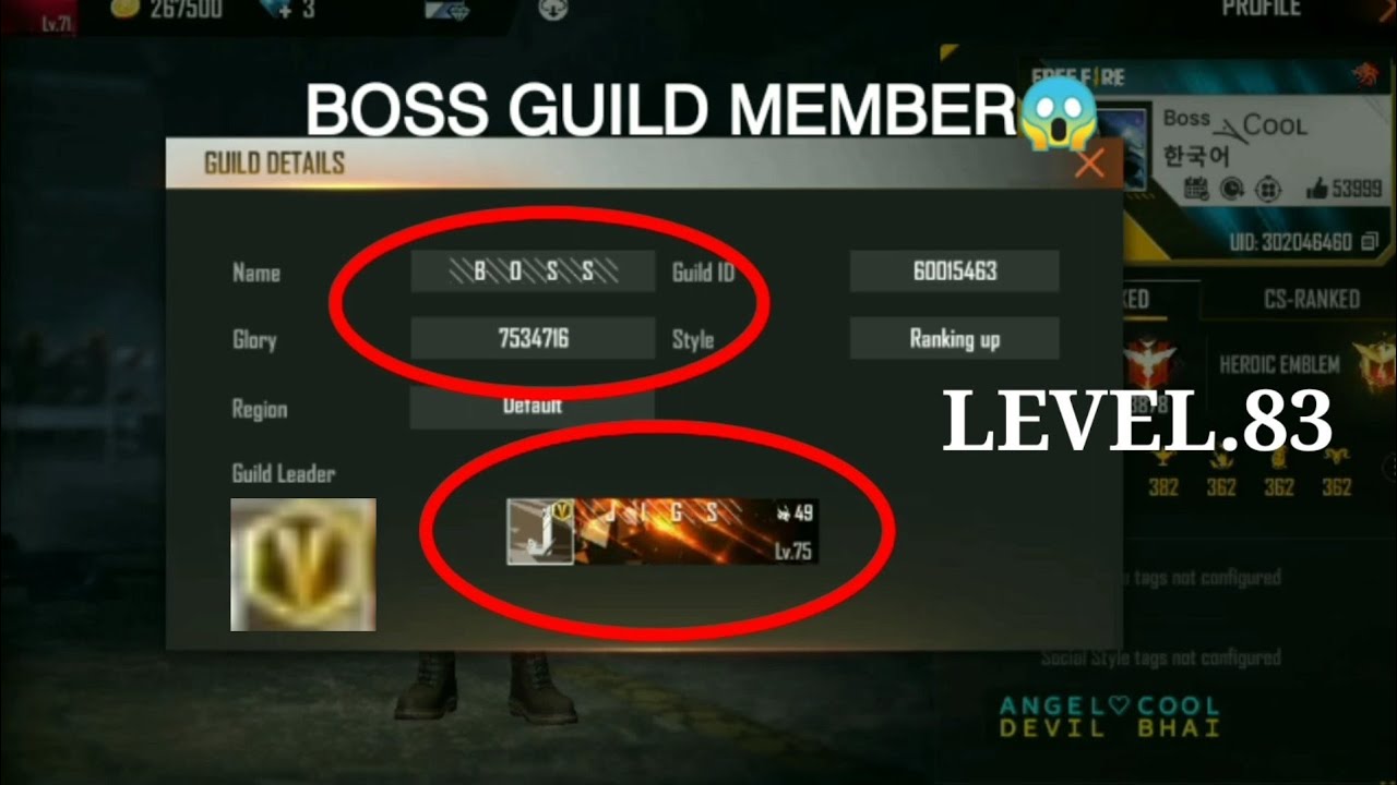 Boss guild member in my game83level😱#jigsofficial #sksabirgaming# ...