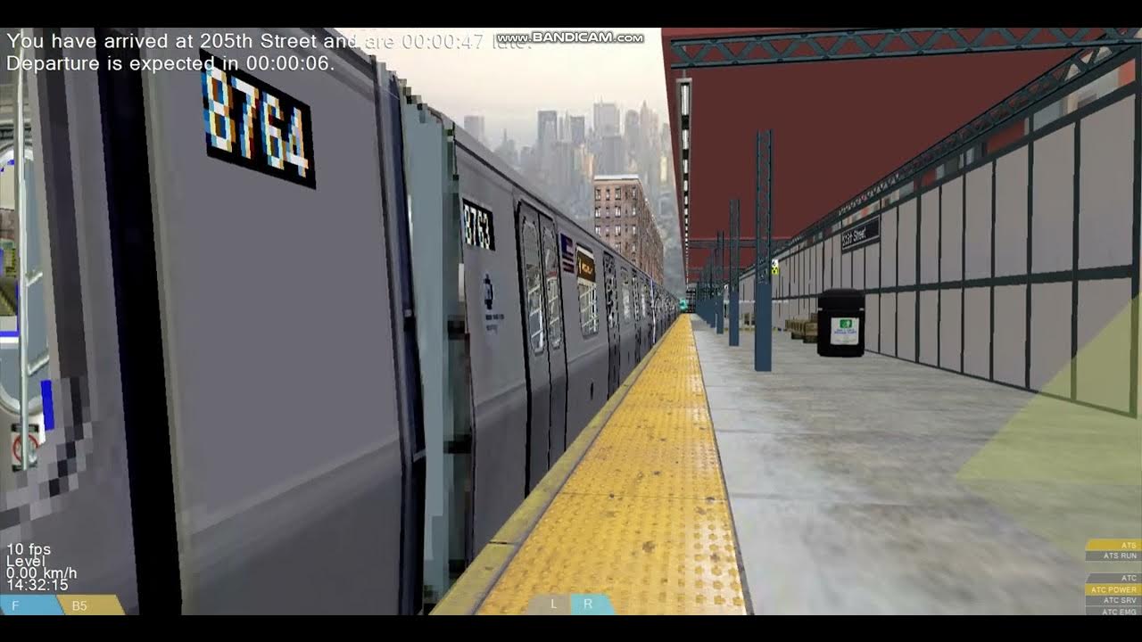 Openbve R160B Alstom V Train Arriving & Departing at 205th Street - YouTube