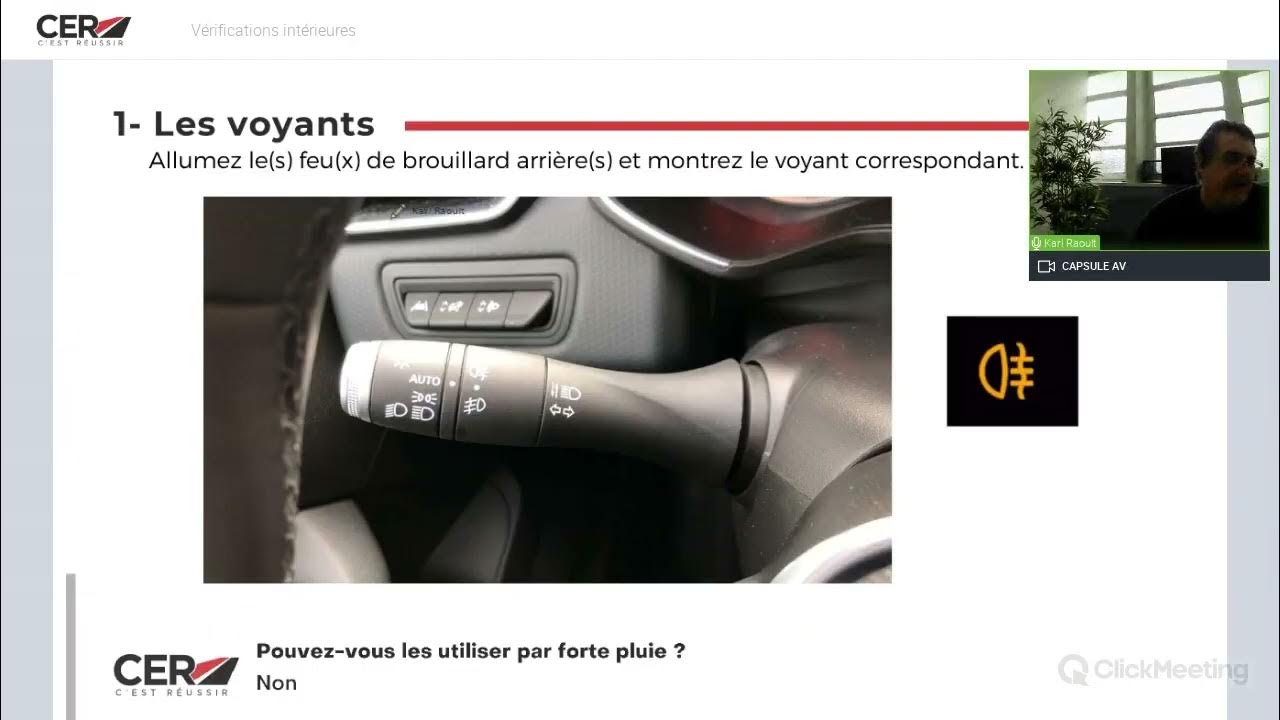 vérifications intérieures CLIO 5 - YouTube