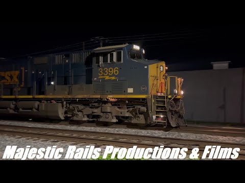 CSXT S455-07 Loaded Military Train Heads SB W/3396 ET44AH & A CW44AC & A Nice Hornshow - YouTube