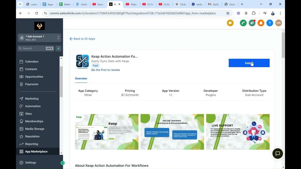 How to Connect Keap with HighLevel Workflow actions in GHL. Integrate Keap and #GoHighLevel ...