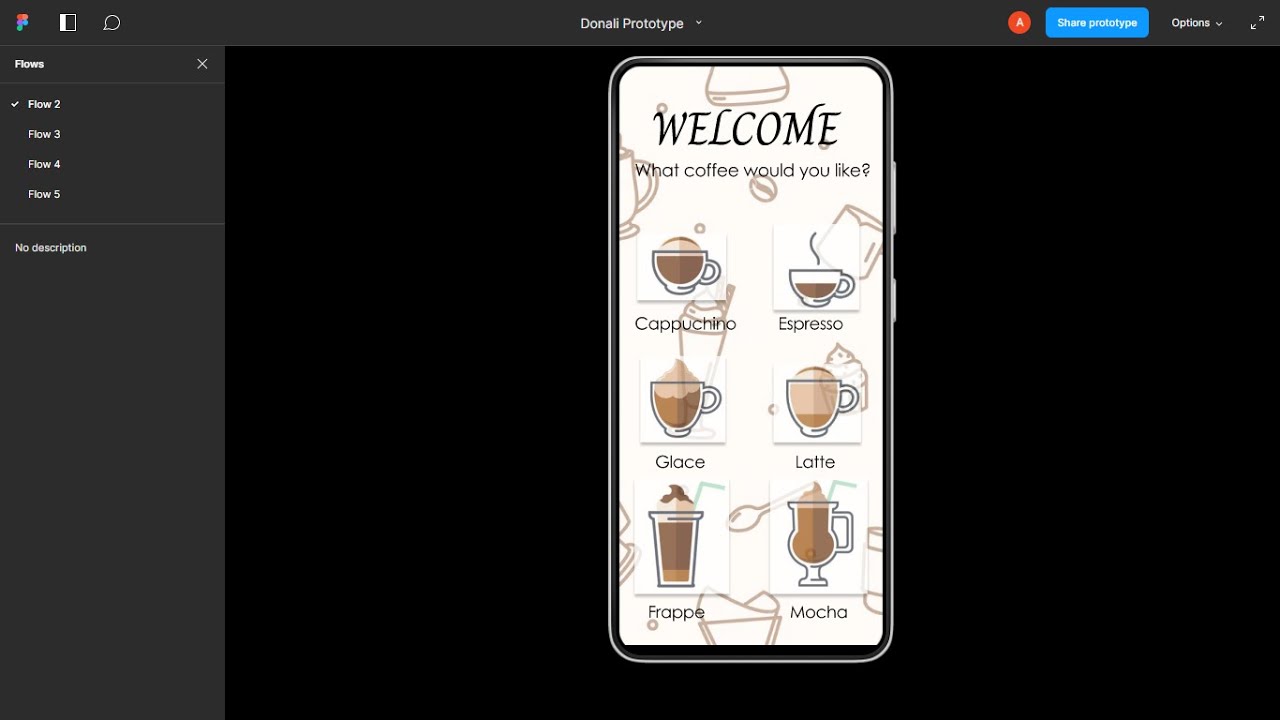 Coffee Ordering Mobile App Figma Prototype - YouTube