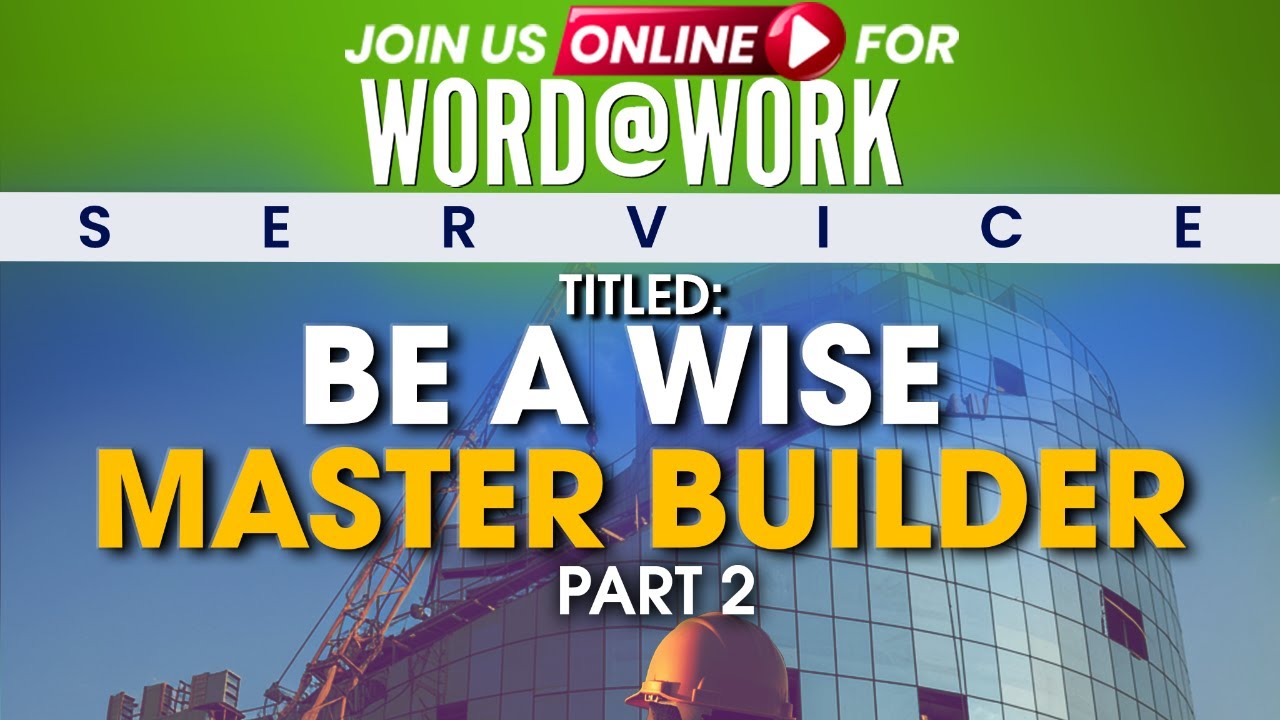 BE A WISE MASTER BUILDER PART 2 - YouTube