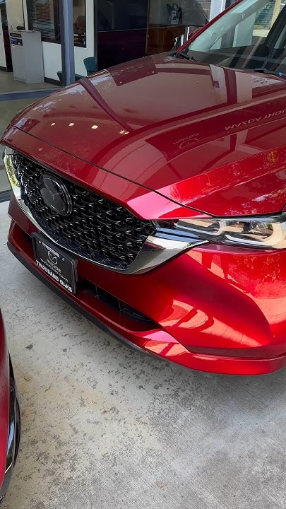 Красная Мазда, цвет 🔥, а внутри очень просто 🤷🏻‍♀️ #usa #automobile # ...