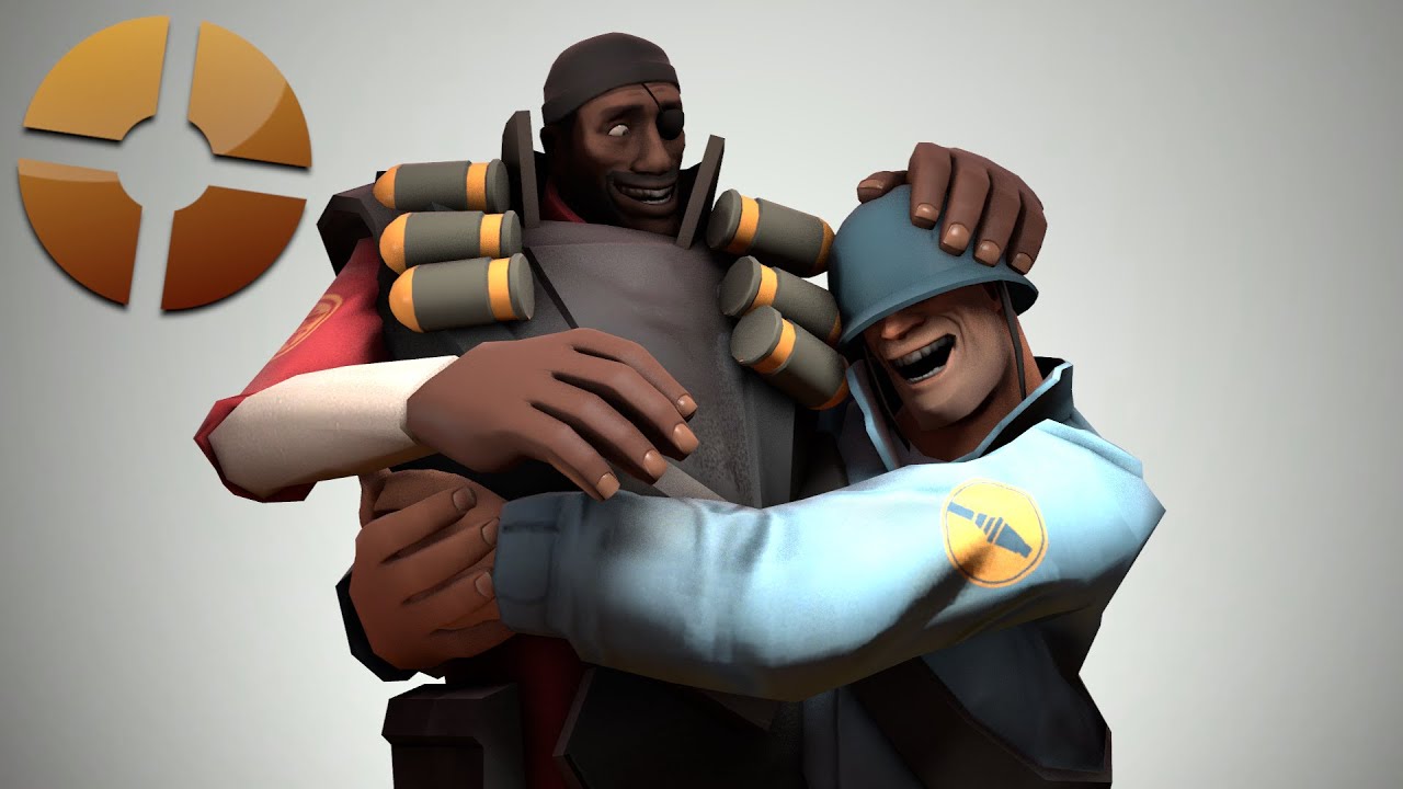 Team Fortress 2 - Demo/Soldier Friend domination voice lines - YouTube