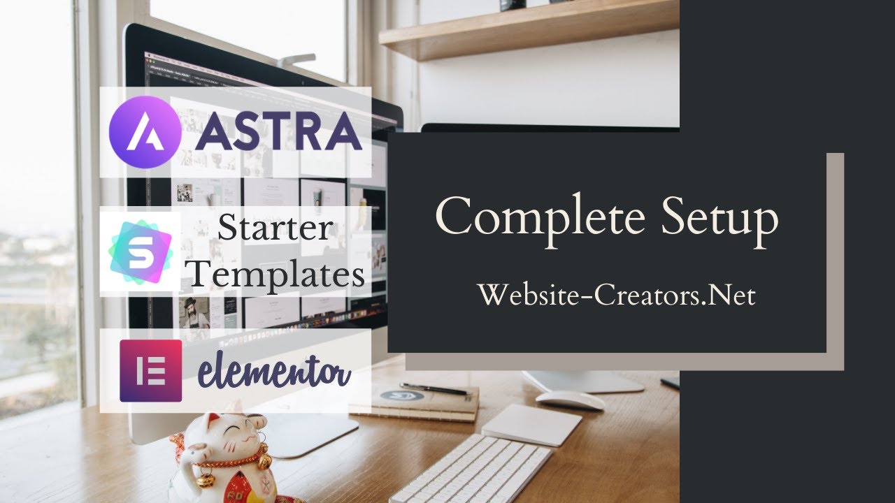 Installing & Activating Astra Theme, Starter Templates And Elementor ...