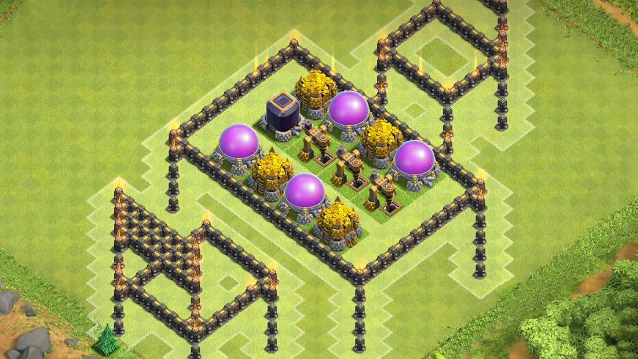 LAYOUT TROLL - JANTAR INSANO NO CLASH OF CLANS! O MAIS ENGRAÇADO! ME ...
